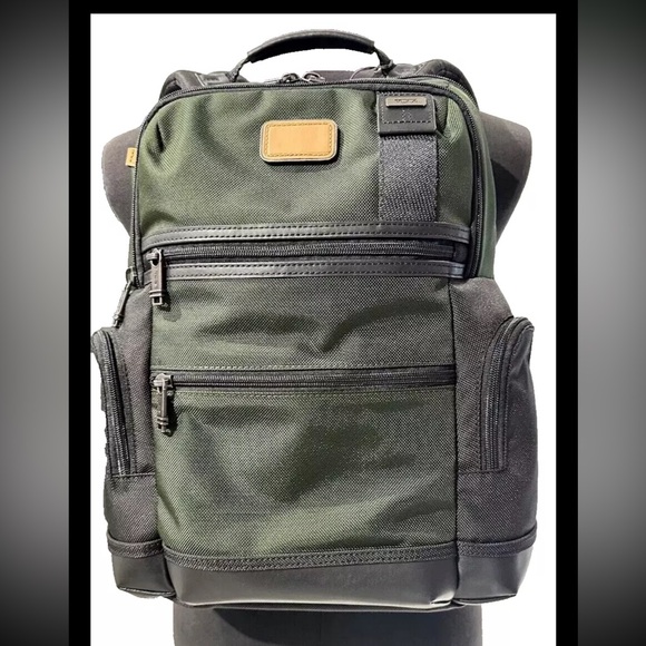 Tumi | Bags | Tumi Parrish Backpack 11791633 Olive Green Black Tan Nwt ...